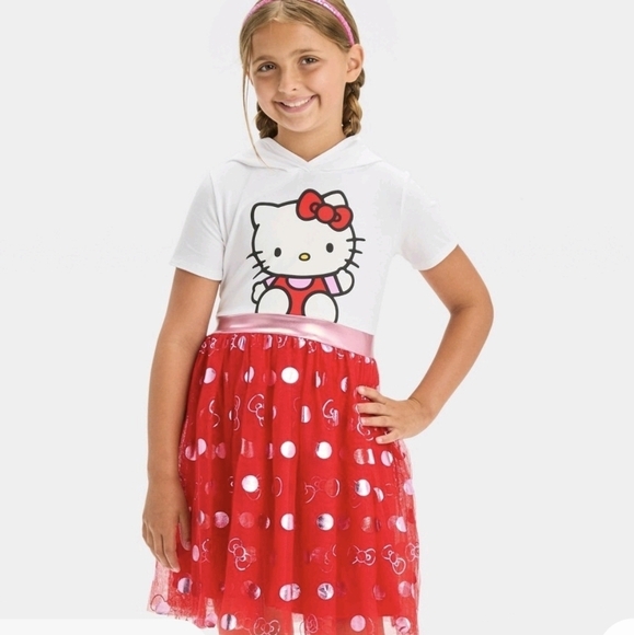 Hello Kitty | Dresses | Sanriohello Kitty Red Polka Dot Dress | Poshmark